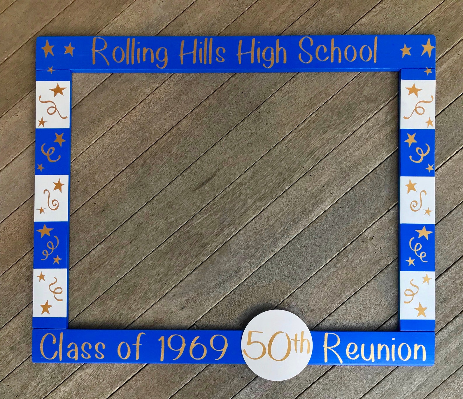 Reunion Photobooth Frame, High School Class Reunion Photo Booth, School ...