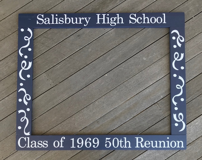 Reunion Photobooth Frame, High School Class Reunion Photo Booth, School ...