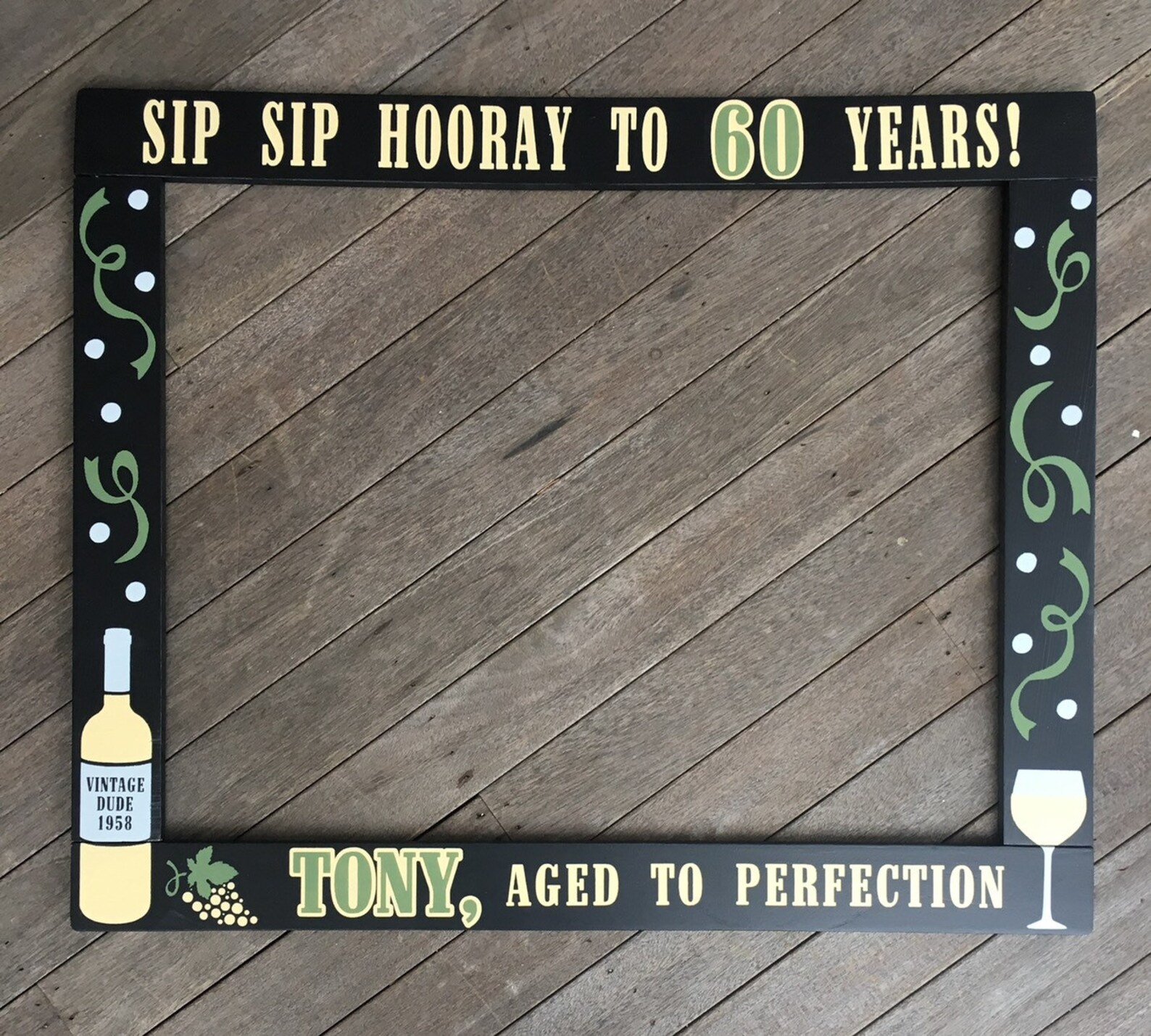 Margarita Beach Photo Booth - Booze Photo Booth Frame - 40th Birthday ...