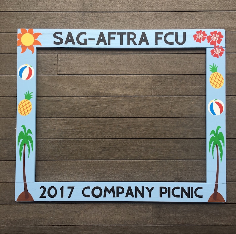 Custom Photo Booth Frame Wood Photo Prop Business Photo | Etsy
