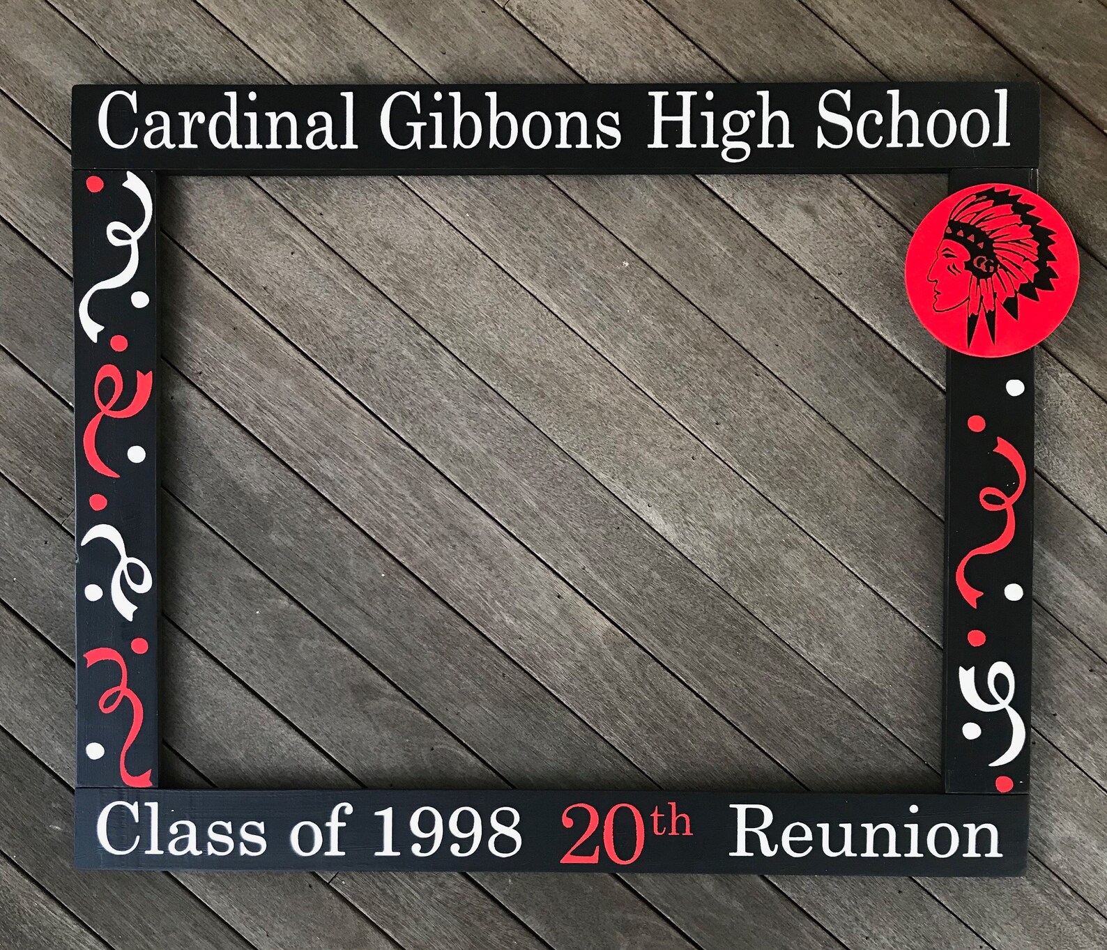 Reunion Photobooth Frame With Logo, High School Class Reunion Photo ...