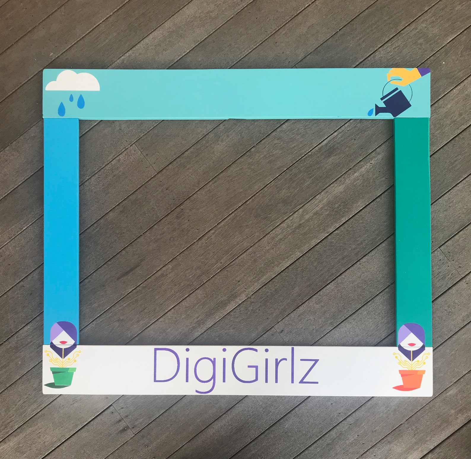Custom Photobooth Frame Prop - Company Photo Booth Frame - Custom Wood ...
