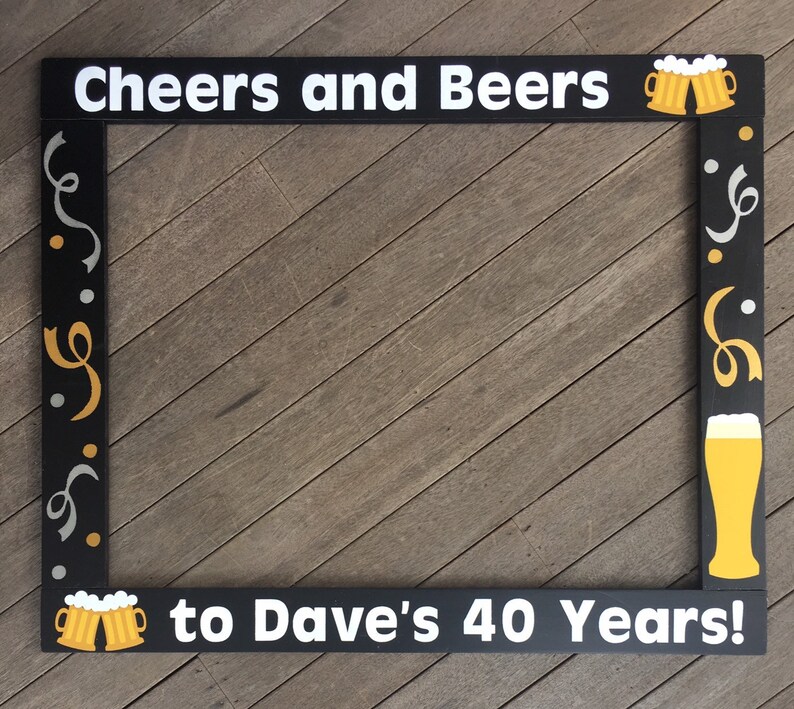 Margarita Beach Photo Booth - Booze Photo Booth Frame - 40th Birthday ...