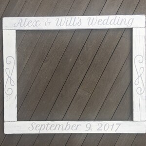Wedding Photobooth Frame - Rustic Wedding Photo Booth - Shabby Chic ...