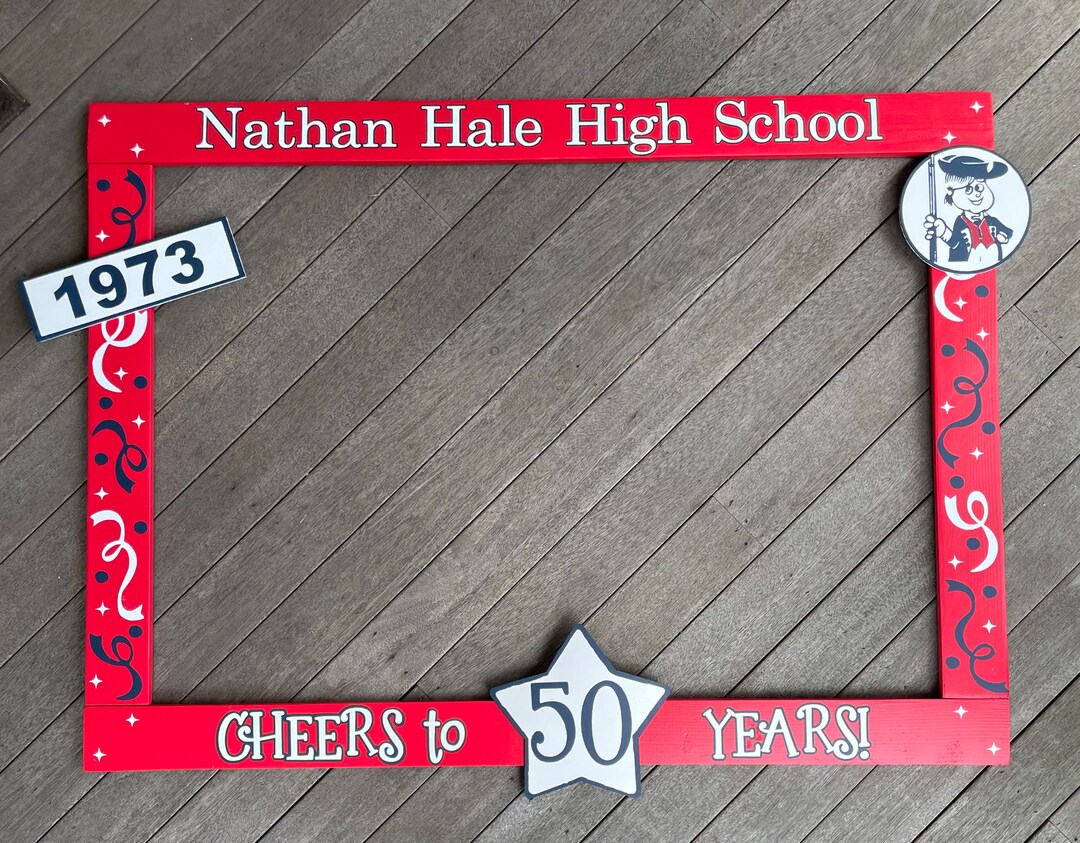 Reunion Photobooth Frame With Logo, High School Class Reunion Photo ...