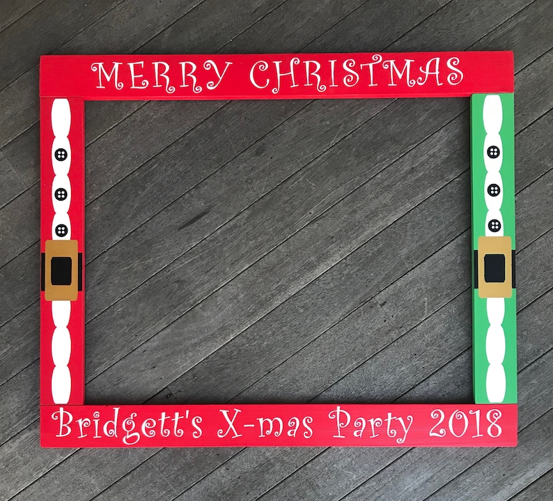 Elfed Up Christmas Photobooth Frame Prop Elf Santa Christmas | Etsy