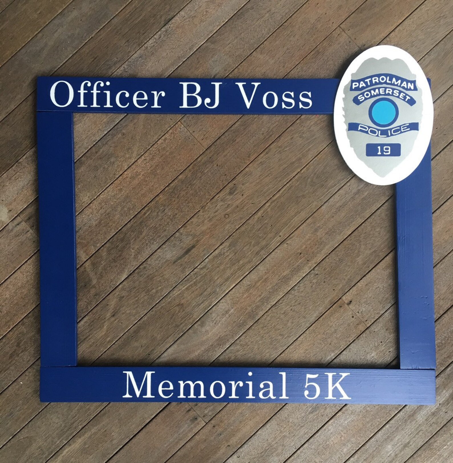 Retirement Party Photo Booth Frame Police Retirement Party Photo Frame ...