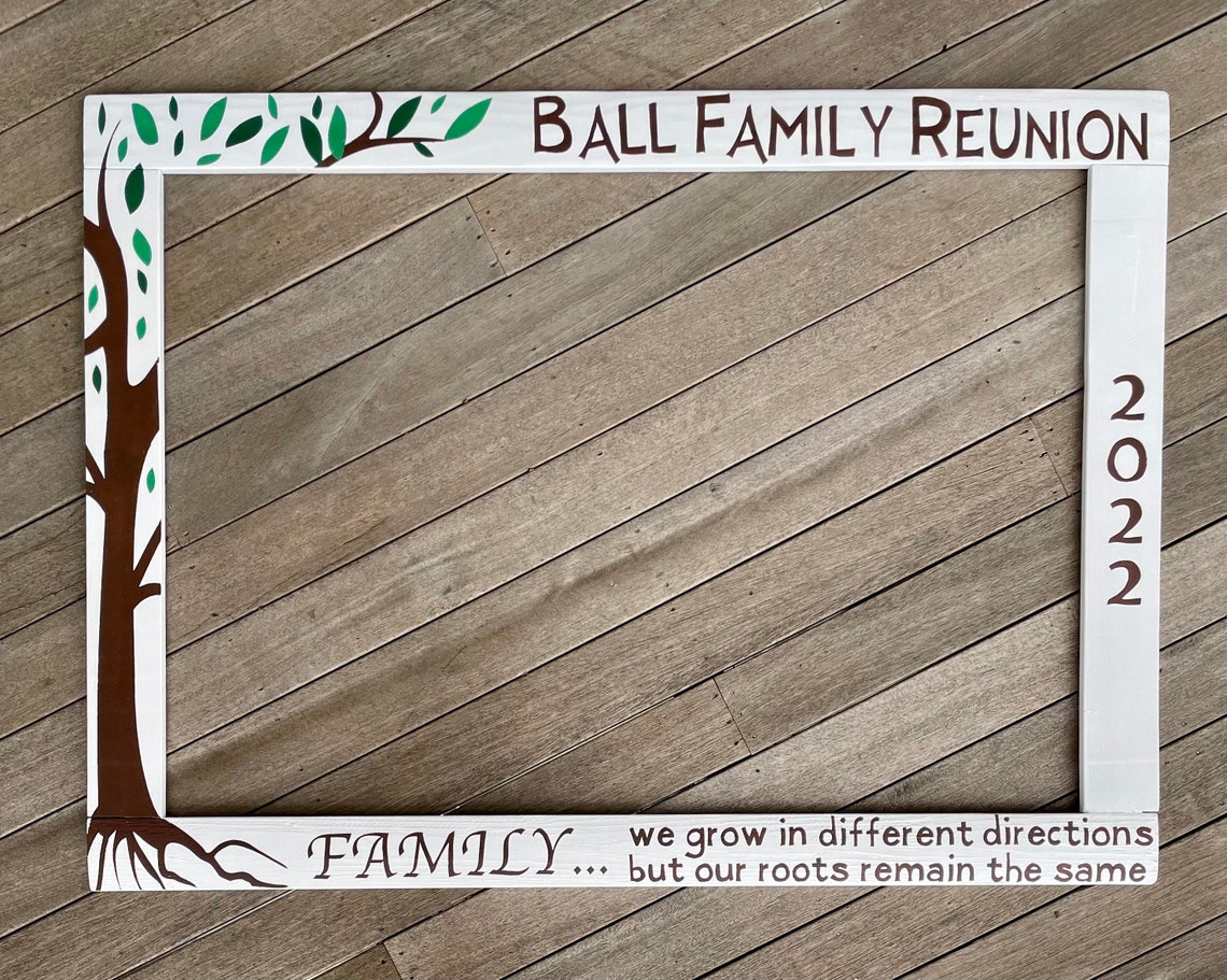 Reunion Xlarge Photo Booth Frame Custom Family Reunion - Etsy