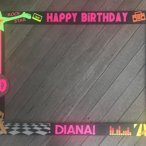 DELUXE Xlarge - Large Photo Booth Frame - Custom Photobooth Frame ...