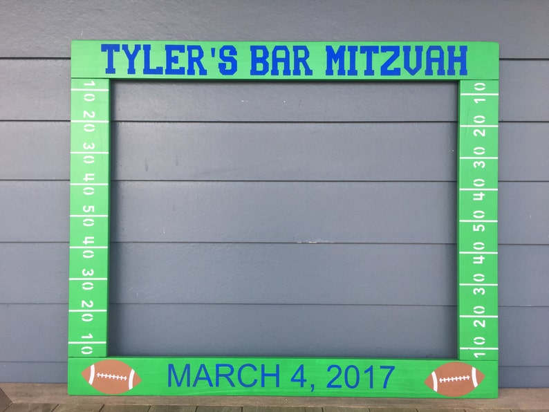 Sports Photo Booth Frame Football Photobooth Team | Etsy