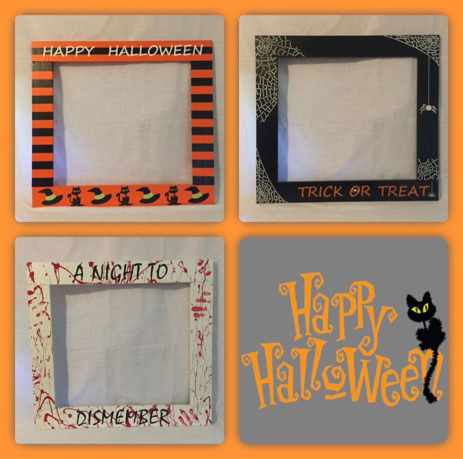 Photo Booth Frame Halloween Photobooth Halloween Picture | Etsy