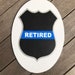 Retirement Party Photo Booth Frame - Police Retirement Party Photo ...