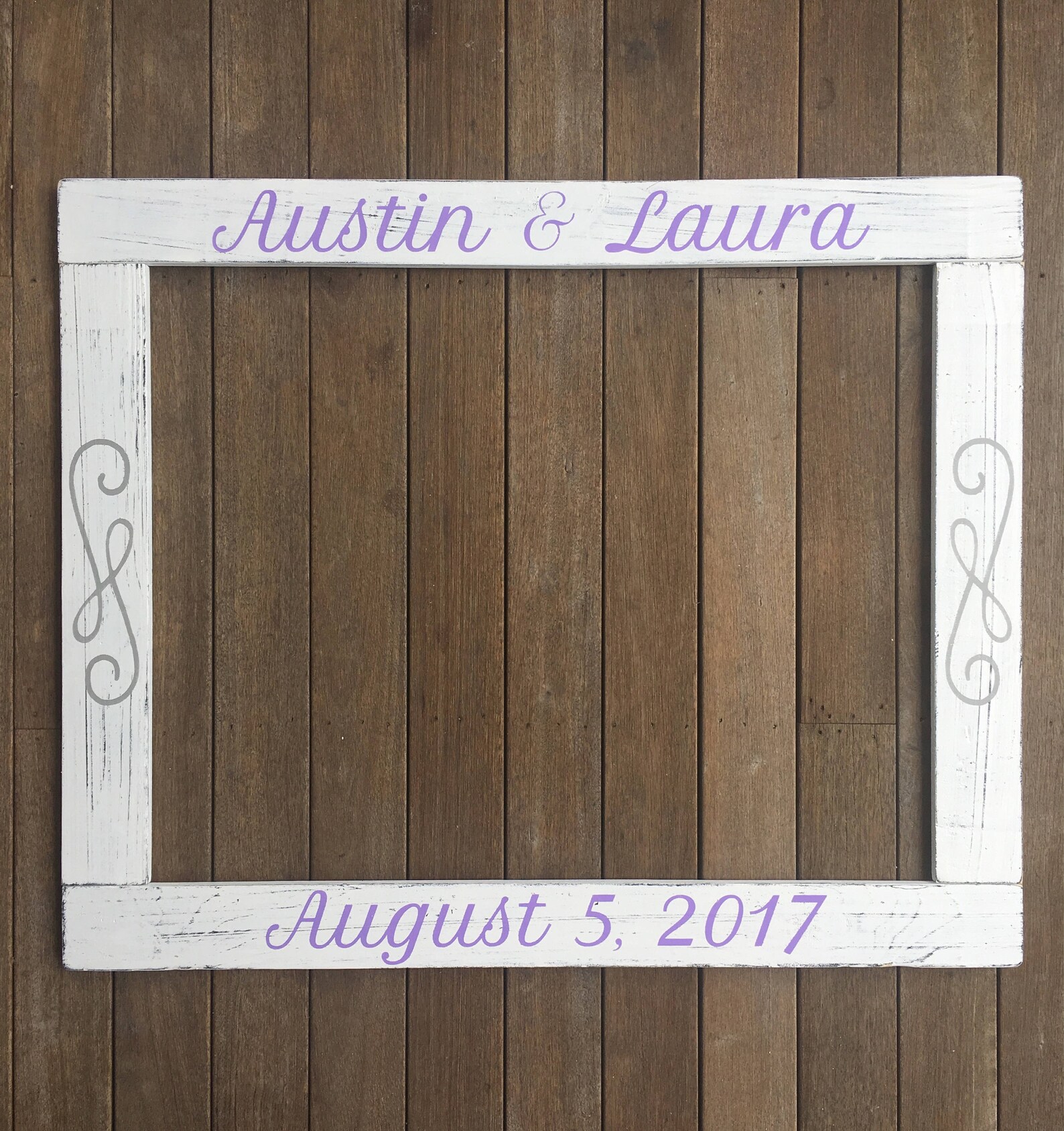 Wedding Photobooth Frame Rustic Wedding Photo Booth Shabby - Etsy