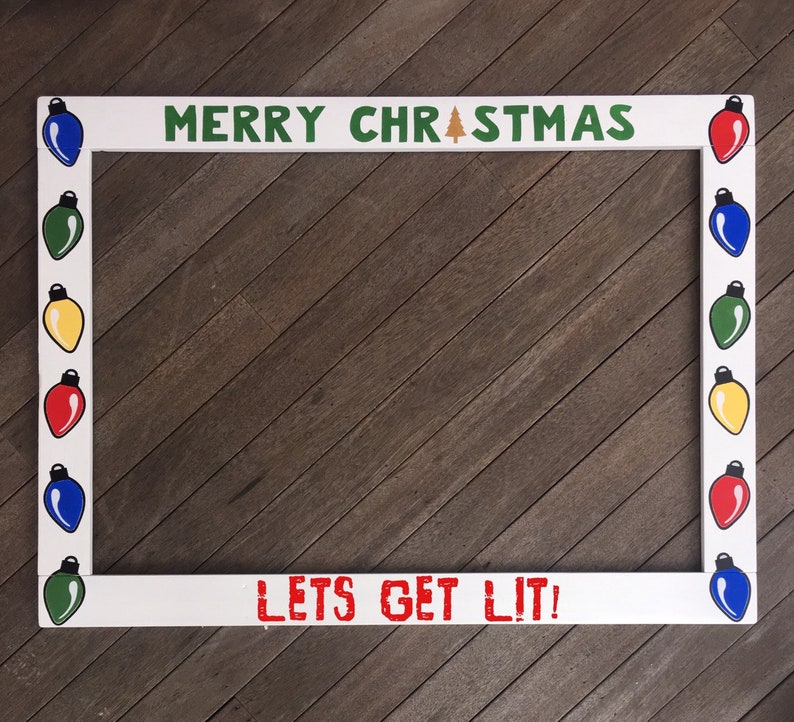 Christmas Xlarge Photo Booth Frame - Birthday Photo Booth - Event ...