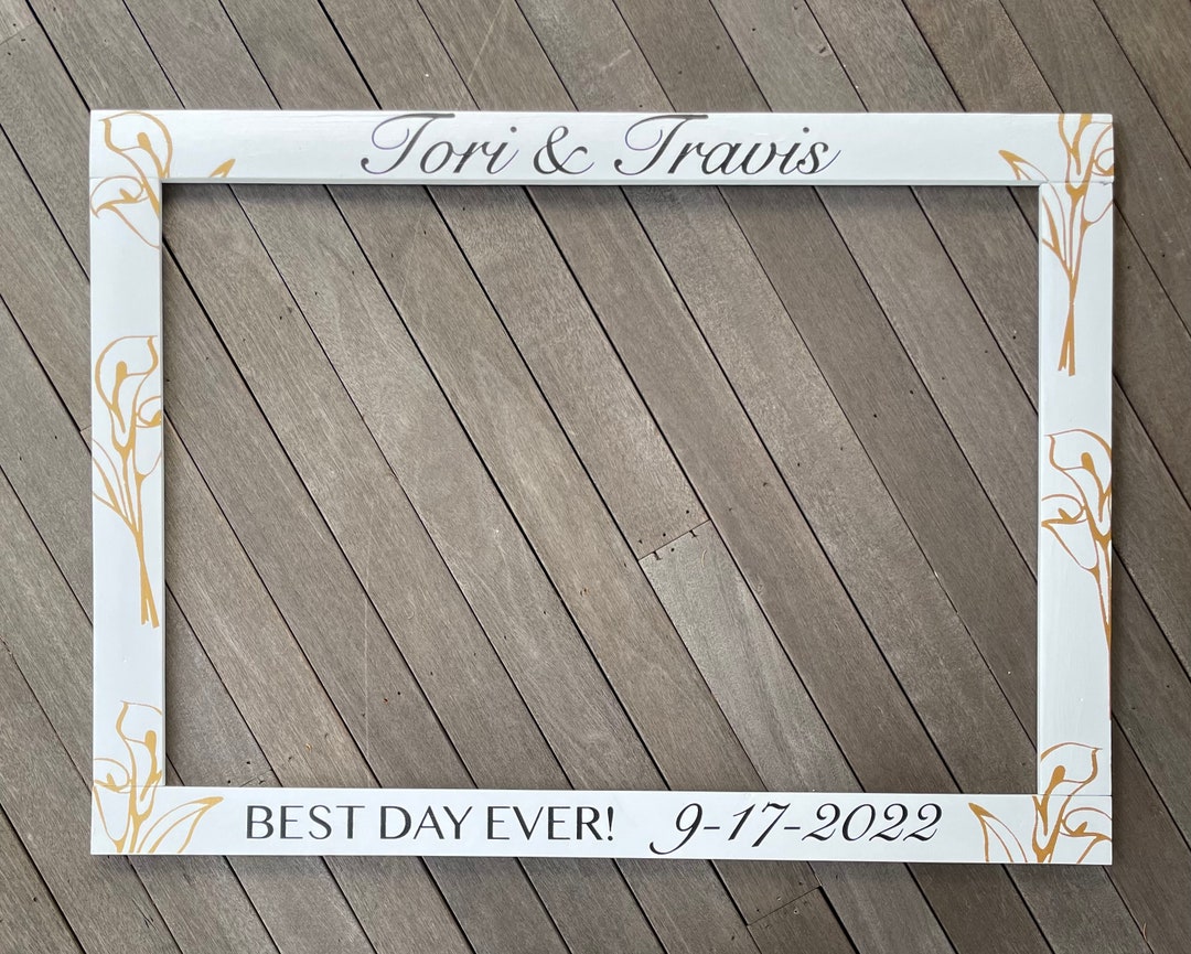 Wedding Xlarge Photo Booth Frame - Custom Family Reunion Photobooth ...