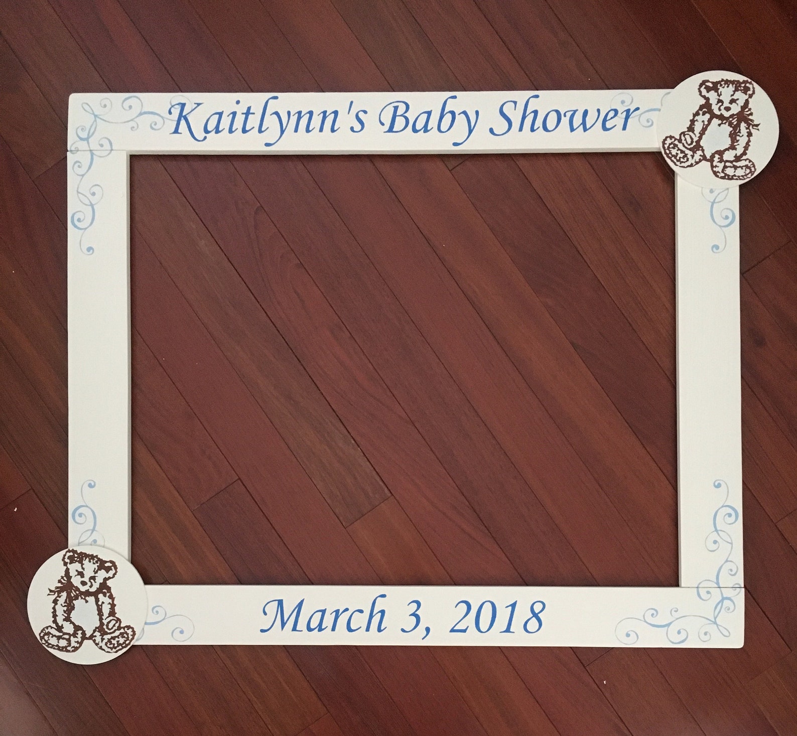 Baby Shower Photo Booth Frame - Photobooth Frame - Baby Shower Photo ...