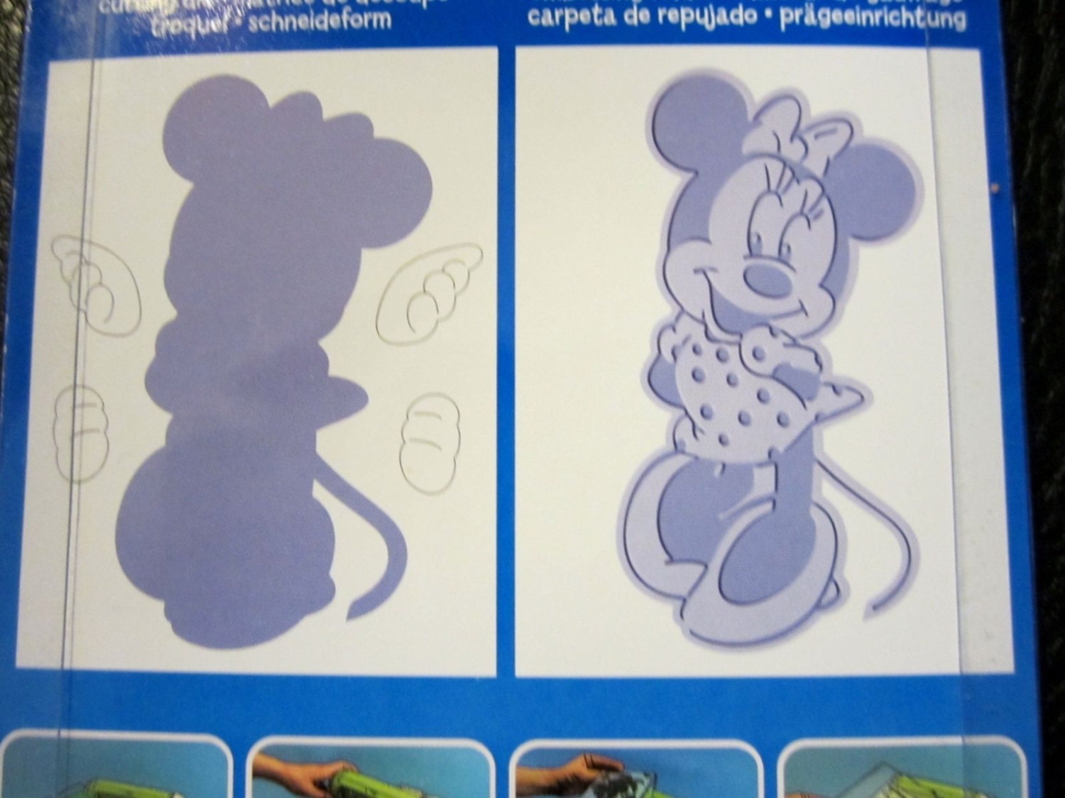 Minnie Mouse 37-1732 Cuttlebug Disney Cut & Emboss Die and Embossing ...