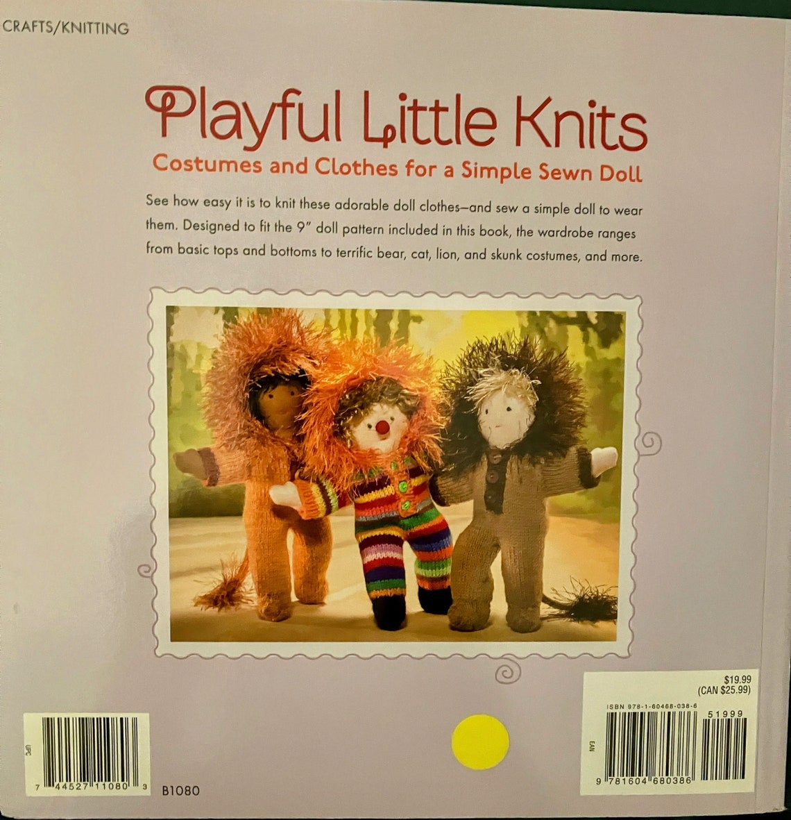 Playful Little Knits, Costumes and Clothes for a Simple Sewn Doll by ...