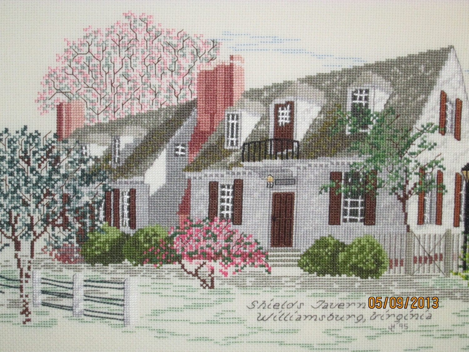 Colonial Williamsburg Vintage Sampler of Six Historic Buildings Cross ...