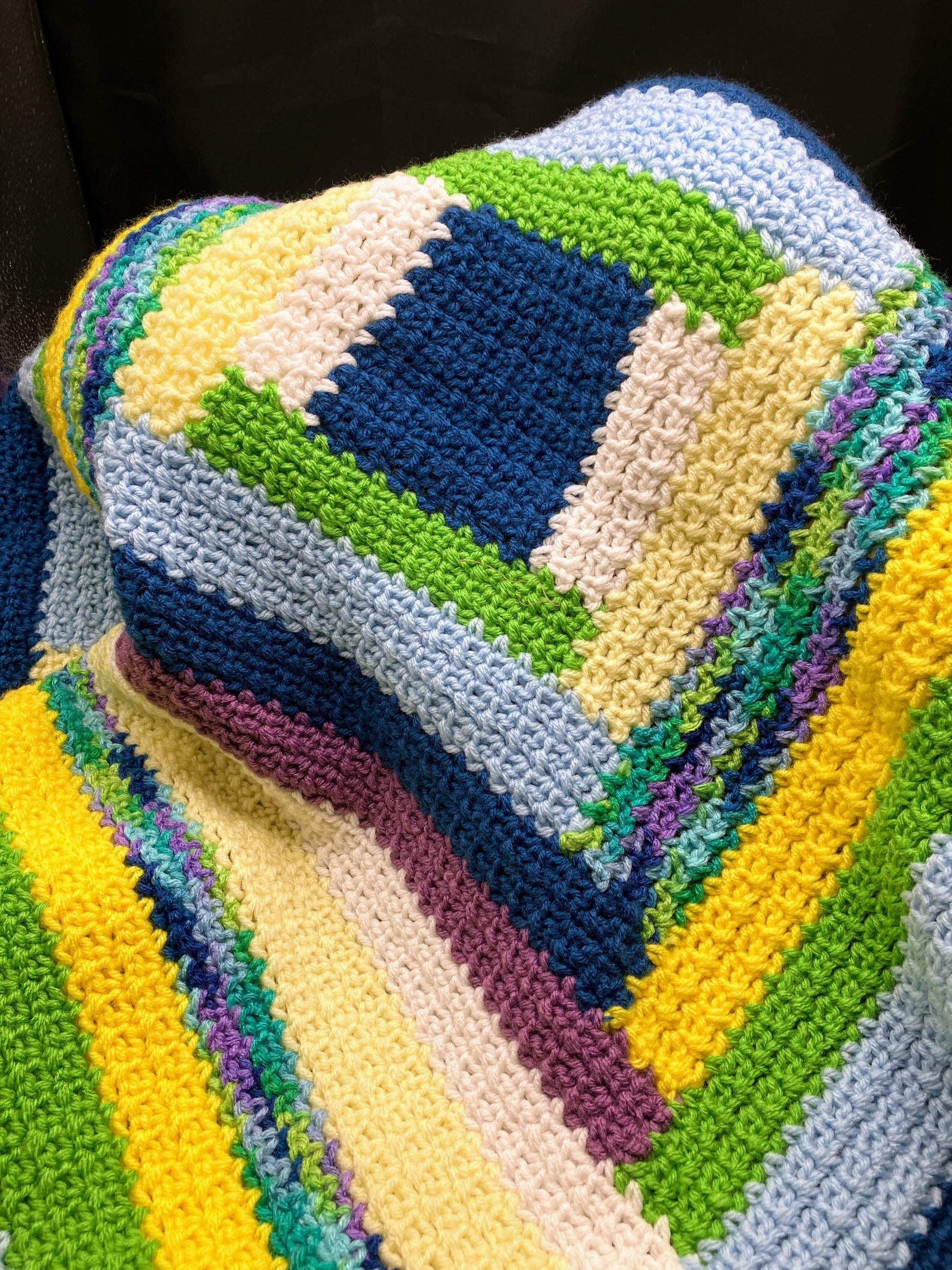 Crocheted Throw - Etsy