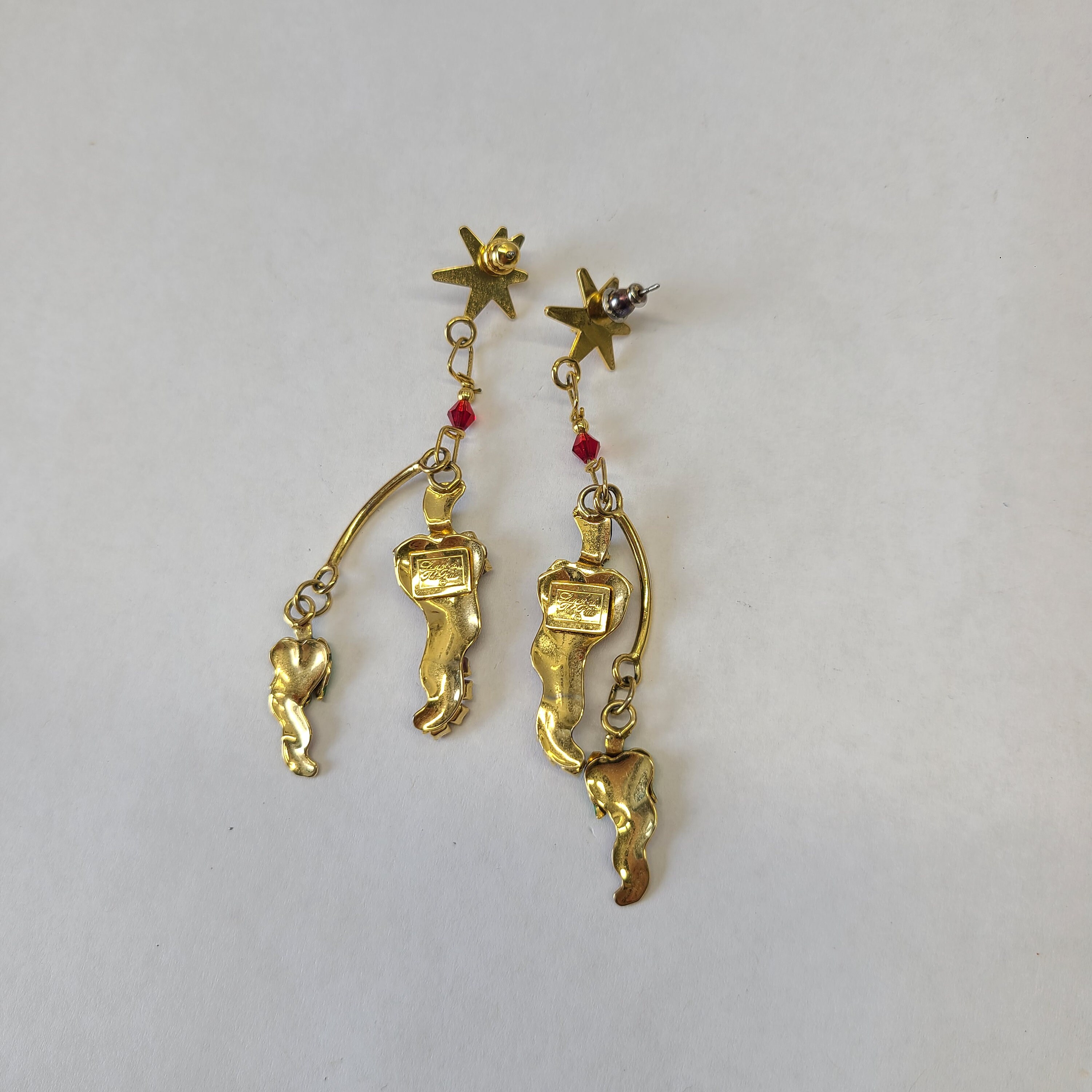 Vintage Lunch at the Ritz Serrano Salsa Snack Earrings Red Hot - Etsy