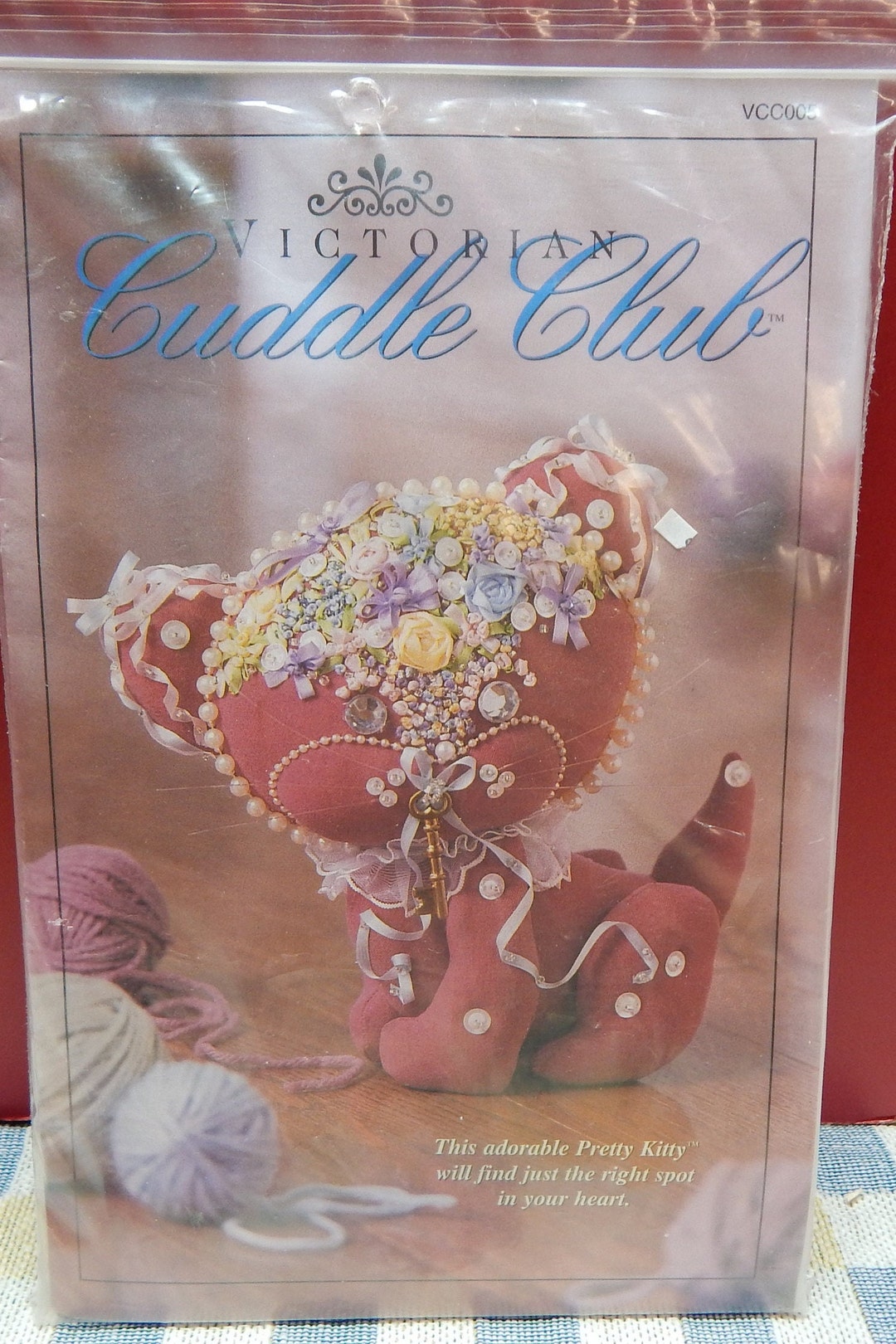 Victorian Cuddle Club Pretty Kitty Ribbon Embroidery Queen Victoria Was ...