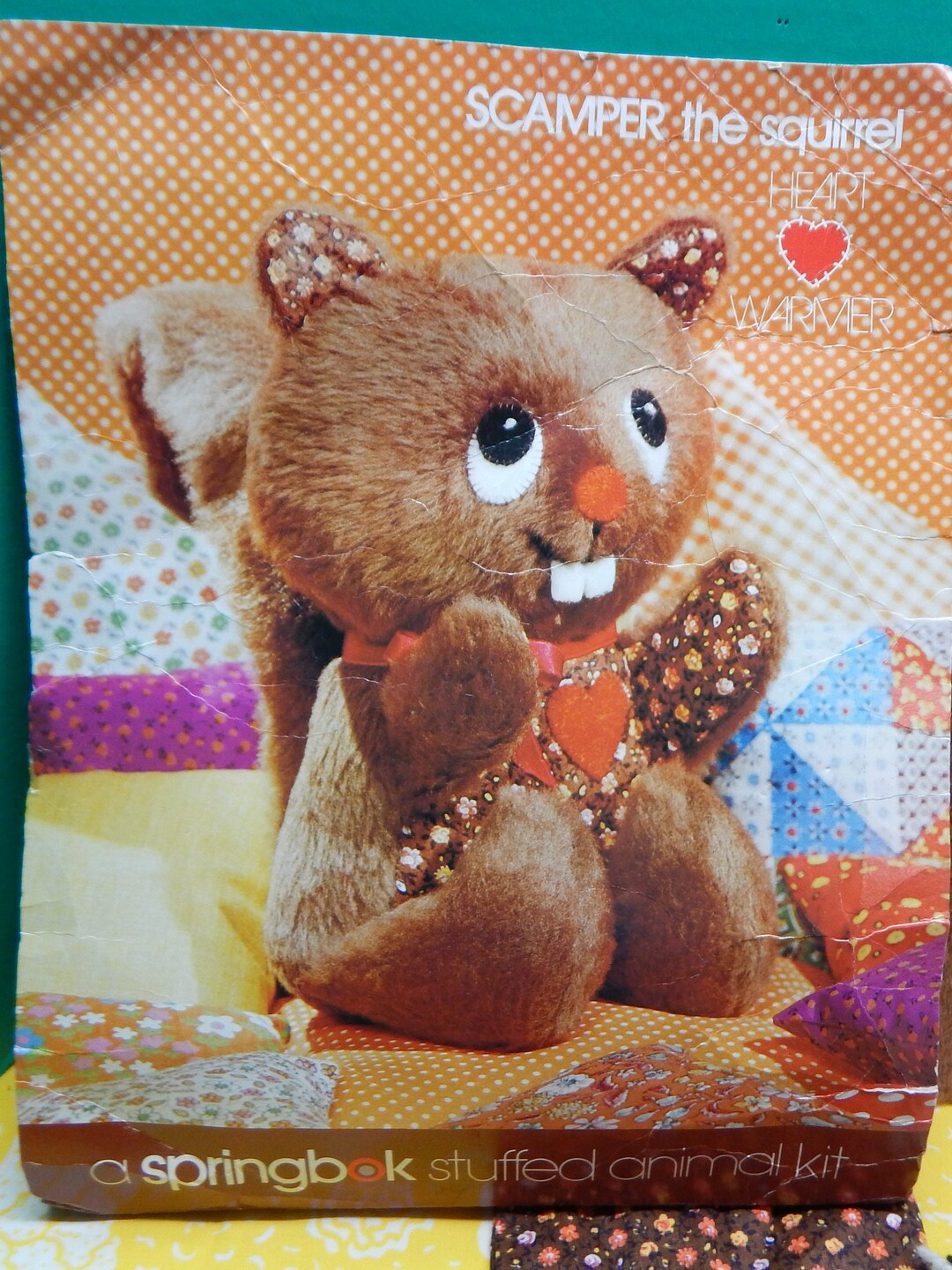 Scamper the Squirrel Springbok Stuffed Animal Kit Heart Warmer All ...