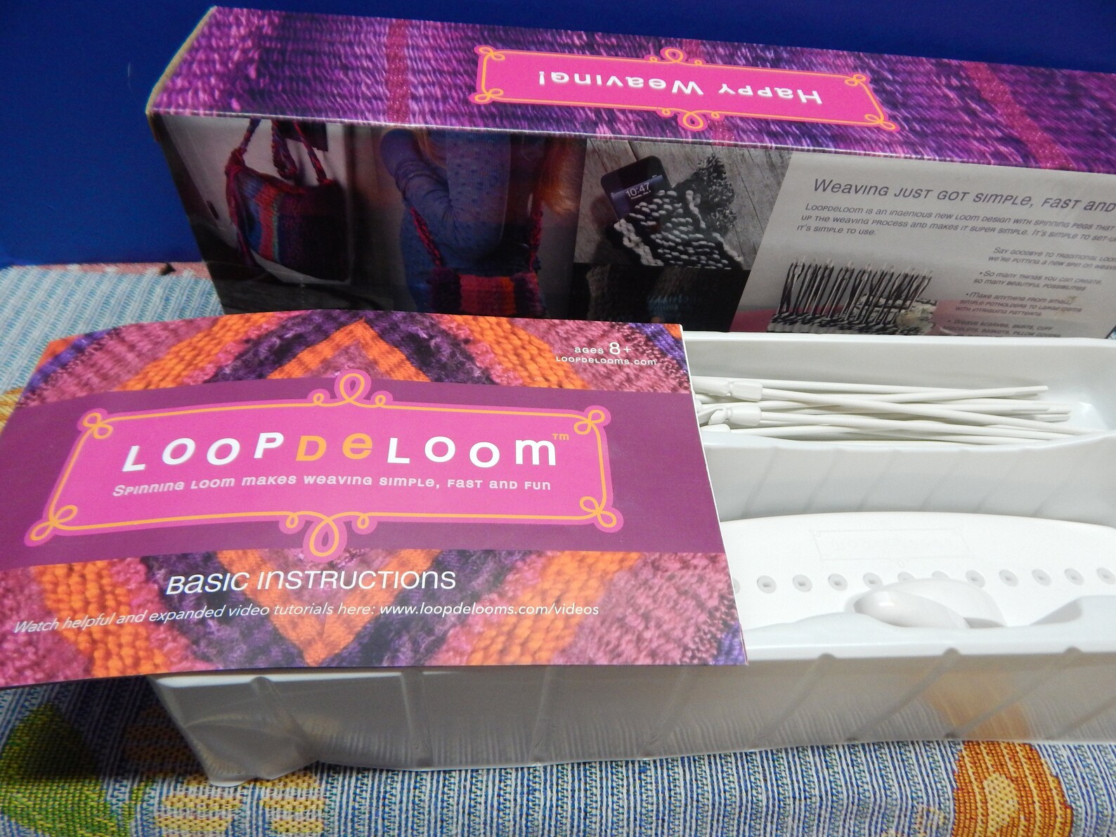 Loop De Loom Weaving Kit Spinning Loom Makes Weaving Simple - Etsy