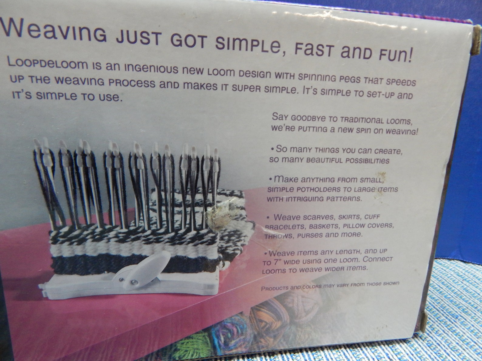 Loop De Loom Weaving Kit Spinning Loom Makes Weaving Simple - Etsy