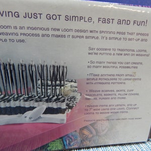 Loop De Loom Weaving Kit Spinning Loom Makes Weaving Simple, Fast and ...