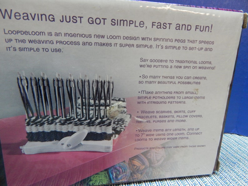 Loop De Loom Weaving Kit Spinning Loom Makes Weaving Simple - Etsy