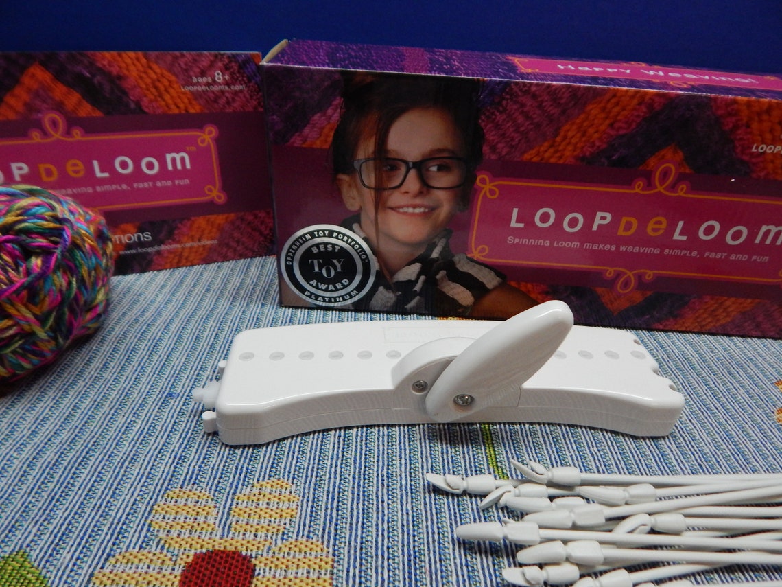 Loop De Loom Weaving Kit Spinning Loom Makes Weaving Simple - Etsy