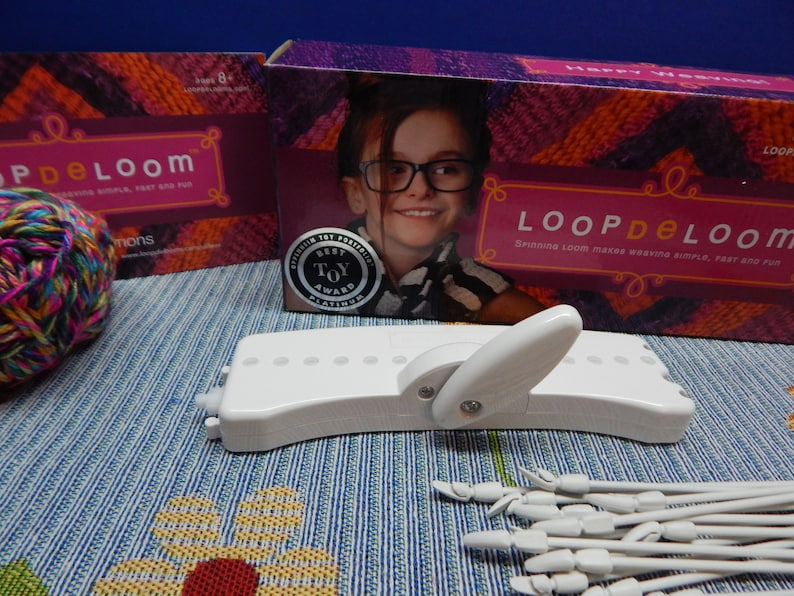 Loop De Loom Weaving Kit Spinning Loom Makes Weaving Simple - Etsy