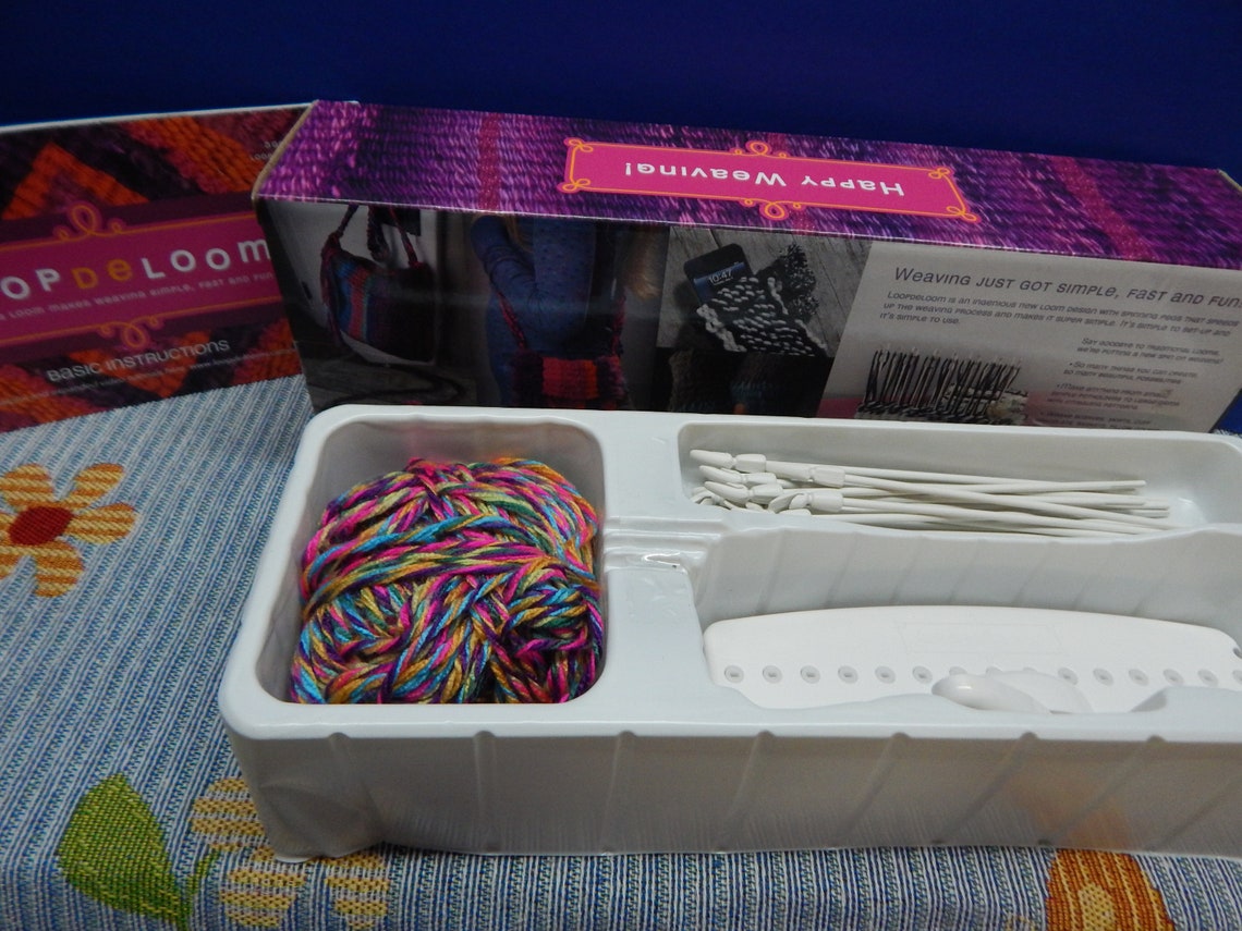 Loop De Loom Weaving Kit Spinning Loom Makes Weaving Simple - Etsy