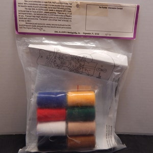 PRETTY PUNCH Needle Punch Holiday Delight Kit 5 Big and Bold Patterns ...