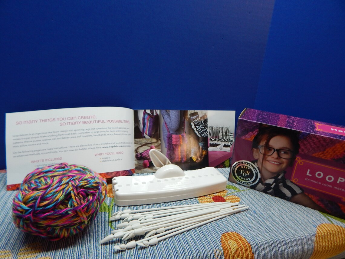 Loop De Loom Weaving Kit Spinning Loom Makes Weaving Simple - Etsy