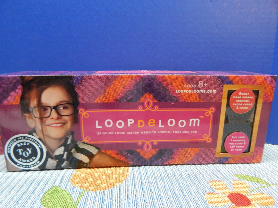 Loop De Loom Weaving Kit Spinning Loom Makes Weaving Simple, Fast and ...