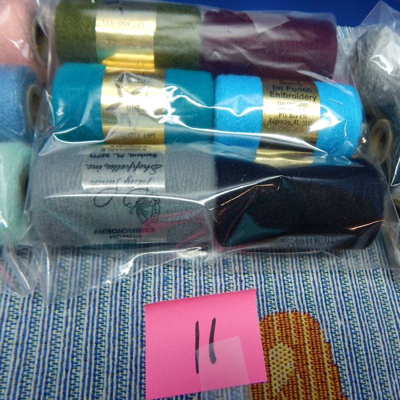 PRETTY PUNCH Loop Punch Embroidery Spool Yarn Sold - Etsy