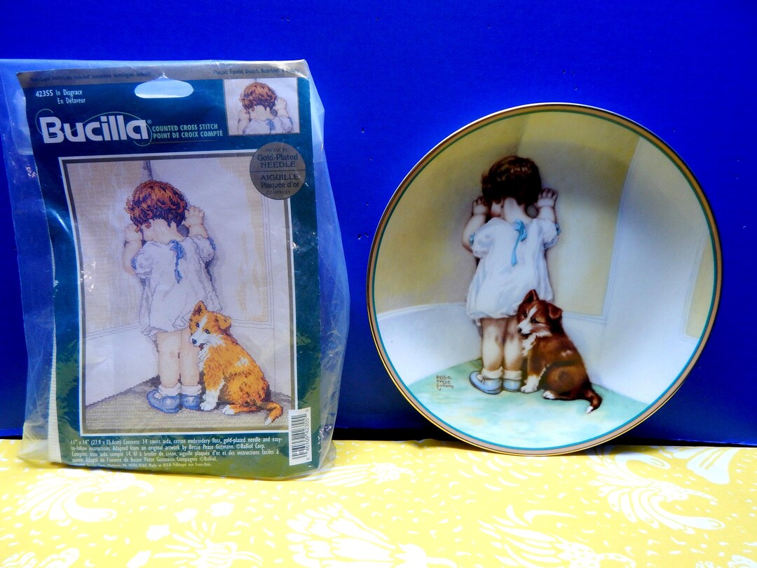 In Disgrace Cross Stitch Kit With Collector Plate First Issue Hamilton ...