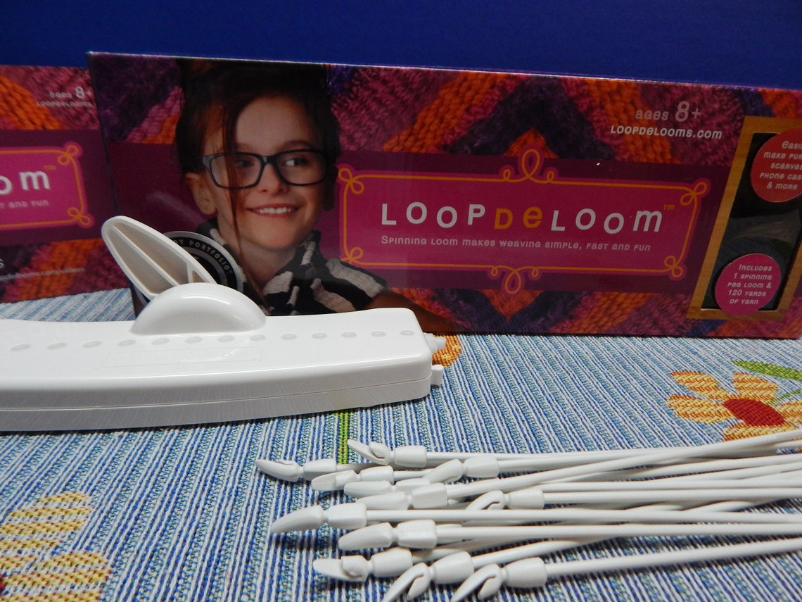 Loop De Loom Weaving Kit Spinning Loom Makes Weaving Simple - Etsy