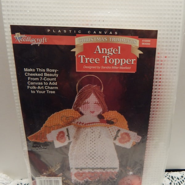 Plastic Canvas Angel Tree Topper - Etsy