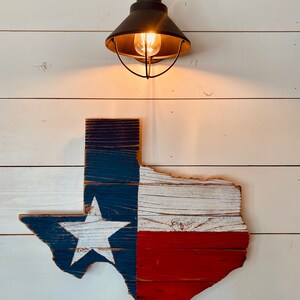 Rustic Wood Texas Flag Sign in the Shape of Texas - Etsy