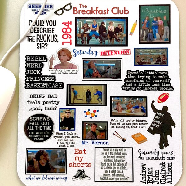 The Breakfast Club - Etsy