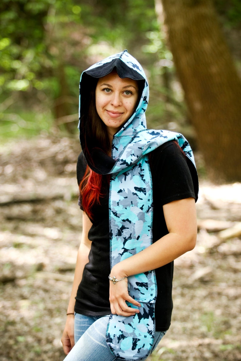 Blue Camo Scoodie - Etsy