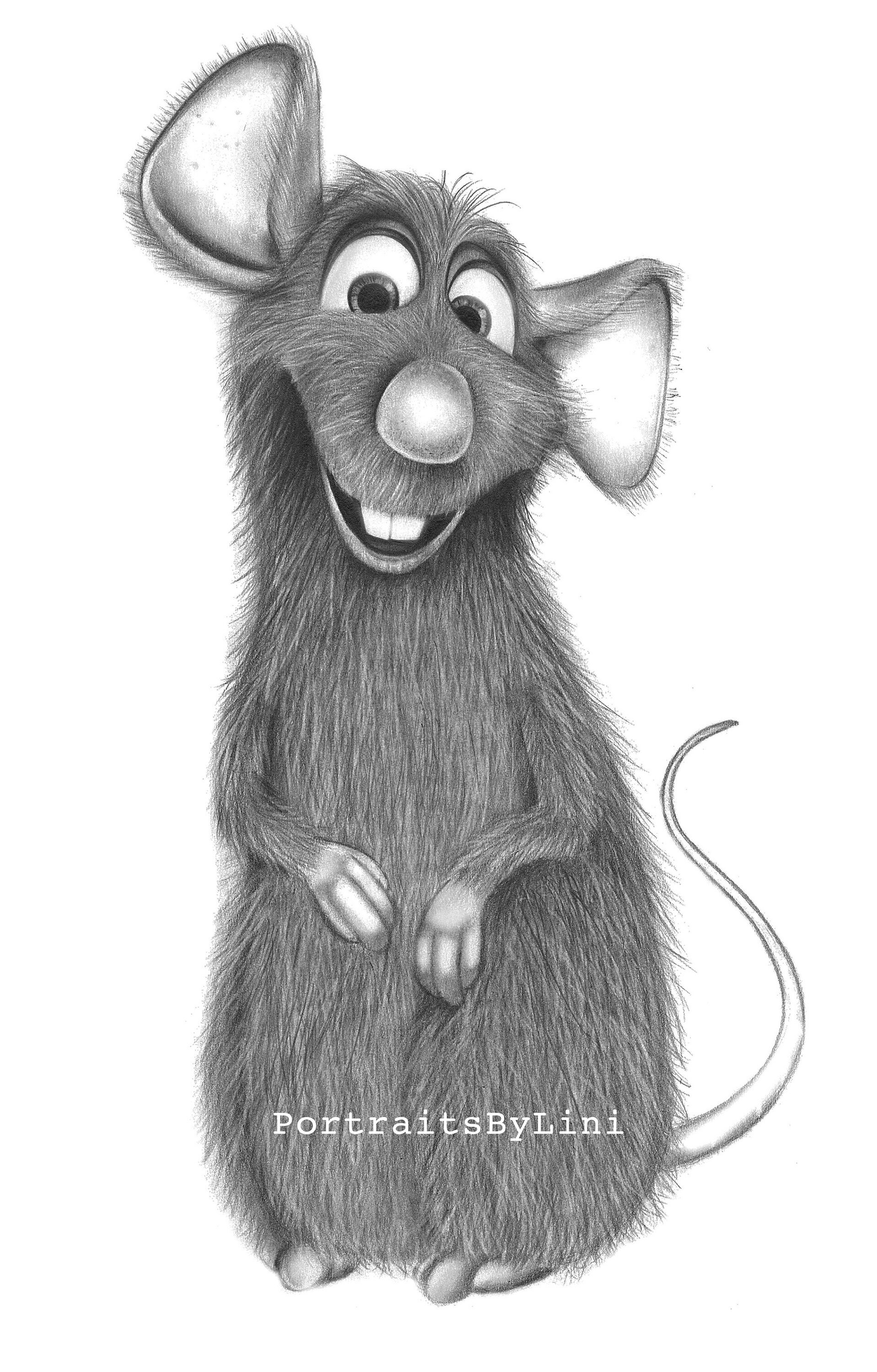 Remy Ratatouille Drawing