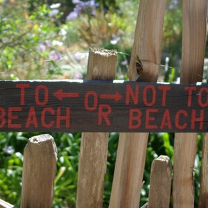 To Beach or Not to Beach Beach Sign - Etsy