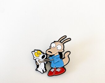 Rocko's Modern Life Nickelodeon Enamel Pin, 90s Nostalgia,90s Merch ...