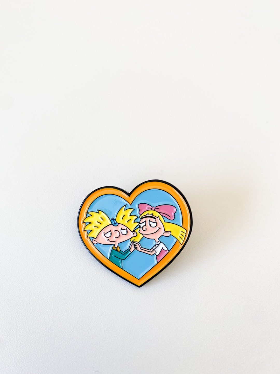 Hey Arnold! (helga & Arnold) Enamel Pin - Etsy