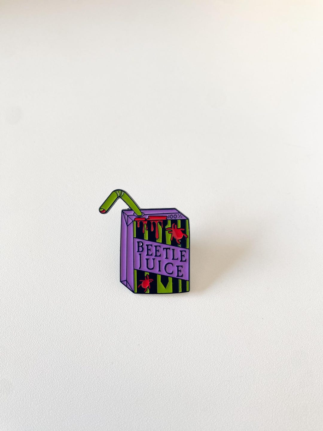 Beetlejuice Juice Box Pin - Etsy