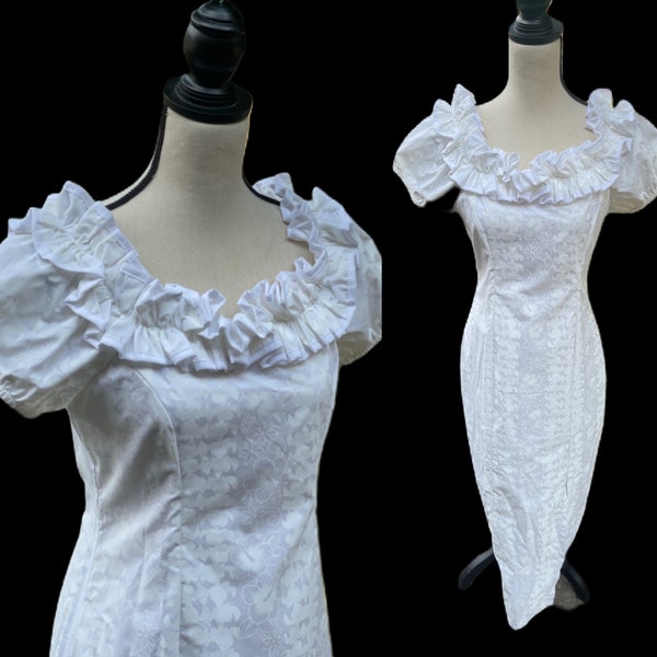 Hawaiian Holoku Dress Pattern - Etsy